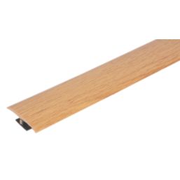 Vitrex Light Oak Variable Height Wood/Laminate Floor Threshold 0.9m - Screwfix
