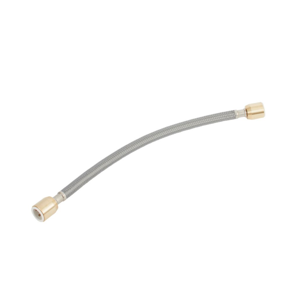 Flomasta Push-Fit Straight Flexible Hose 22mm x 22mm x 500mm - Screwfix