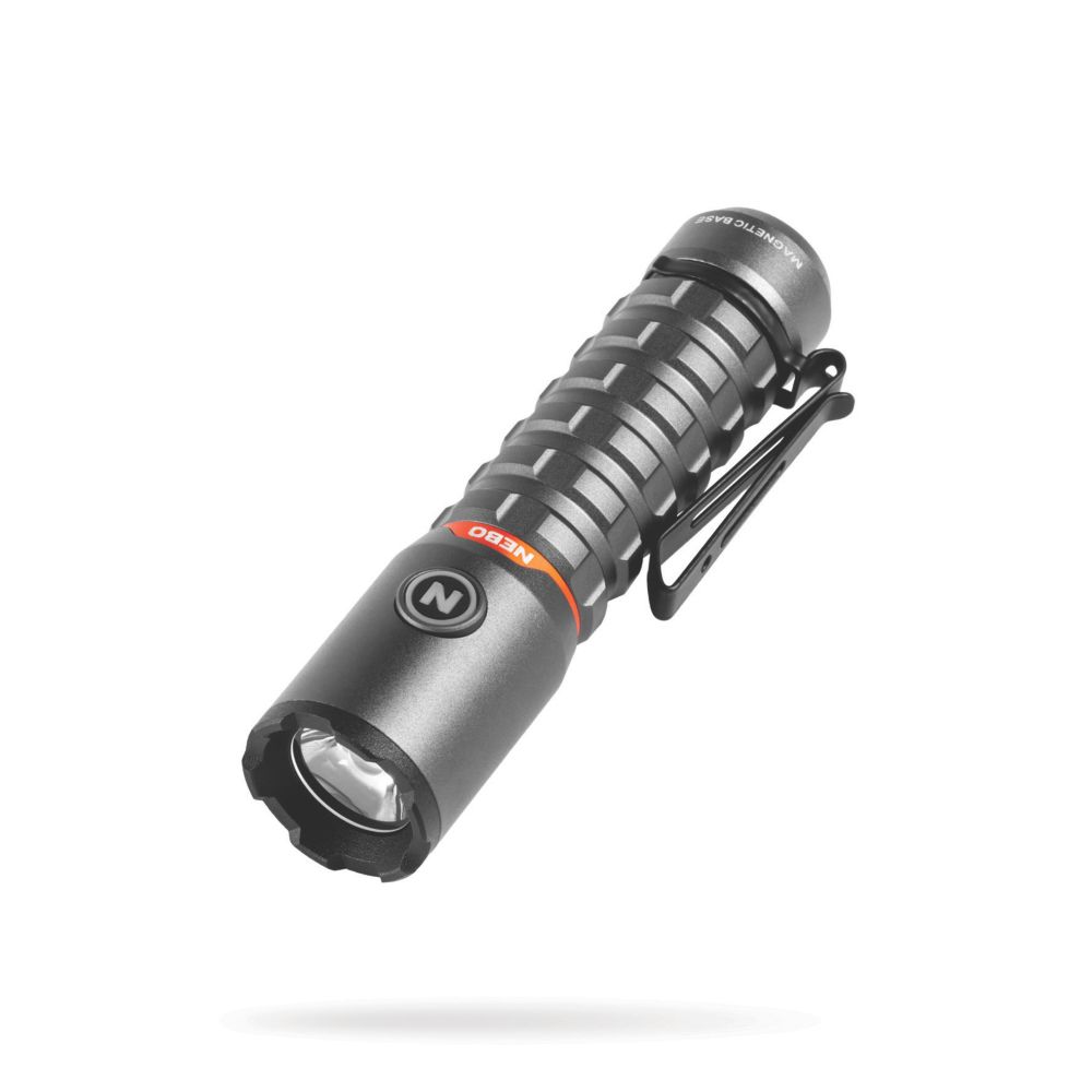 Nebo Torchy 2K Rechargeable LED Flashlight Grey 2000lm - Screwfix