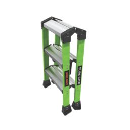 Little Giant Fibreglass 3 Step 0.66m Folding Step Stool With Platform ...