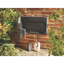 Masterplug IP54 Weatherproof Outdoor Box Kit - Screwfix