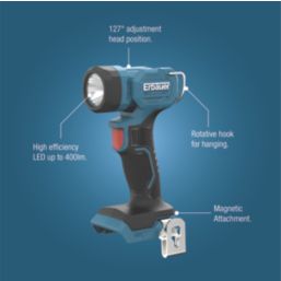 Erbauer ERI1106TOR 18V Li-Ion EXT Cordless Torch - Bare - Screwfix