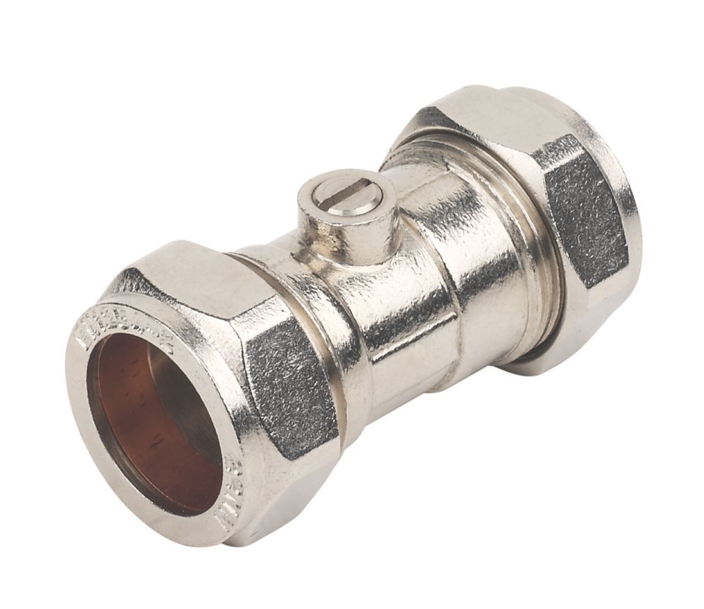 Flomasta Isolating Valves 22mm 10 Pack - Screwfix