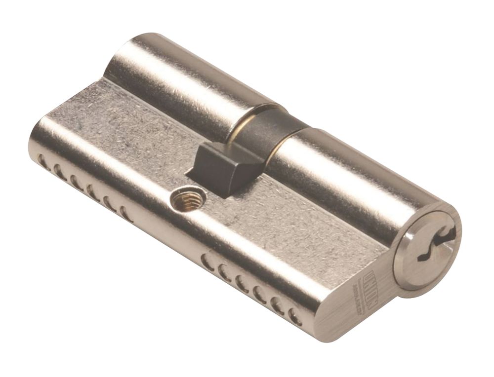 Union 6-Pin Euro Cylinder Lock 35-50 (85mm) Satin Nickel | Cylinder ...