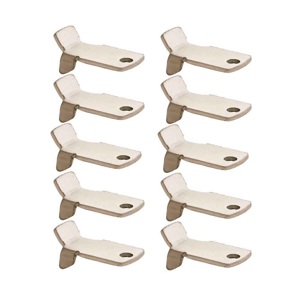 Bookcase Supports 12.82mm x 13.74mm 10 Pack - Screwfix