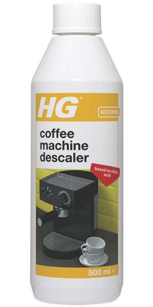HG Coffee Machine Cleaner & Descaler 500ml - Screwfix