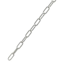 Essentials Side-Welded Zinc-Plated Link Chain 6mm x 2.5m - Screwfix