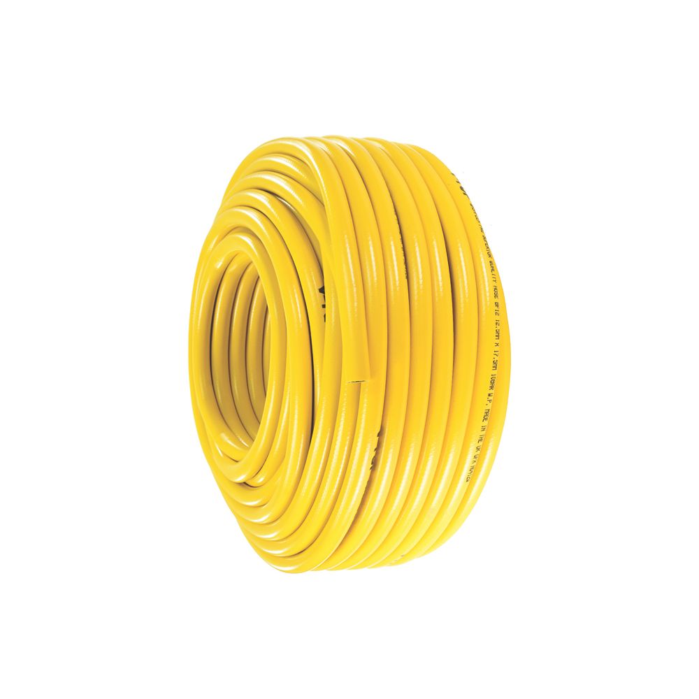 V-Tuf Washflex Pressure Washer Hose Yellow 1/2" x 50m - Screwfix