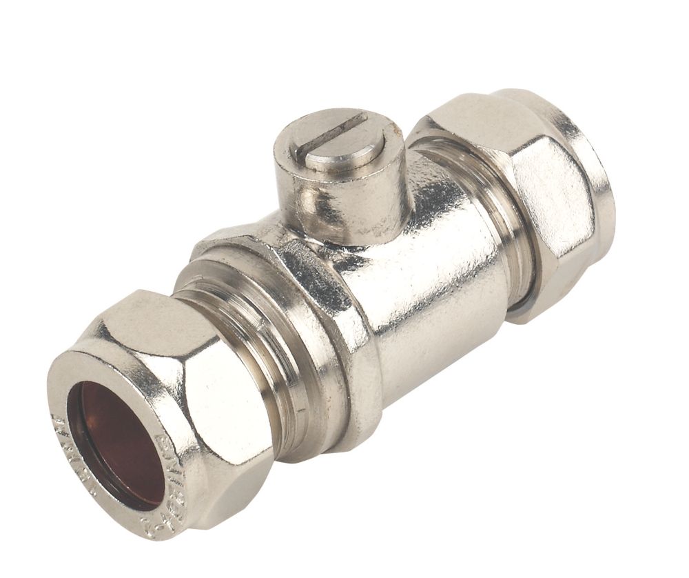 Flomasta Full Bore Isolating Valve 15mm - Screwfix