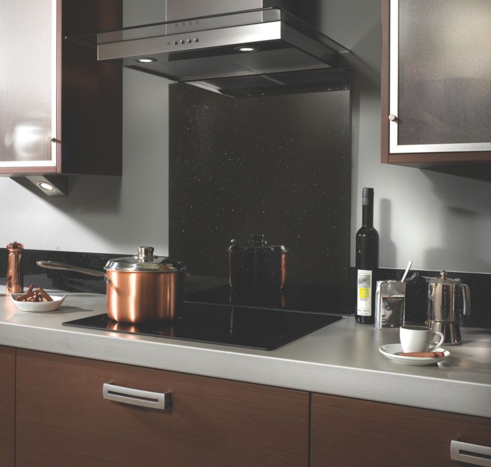 Splashback Galaxy Sparkle Self-Adhesive Splashback 600mm x 750mm x 6mm ...
