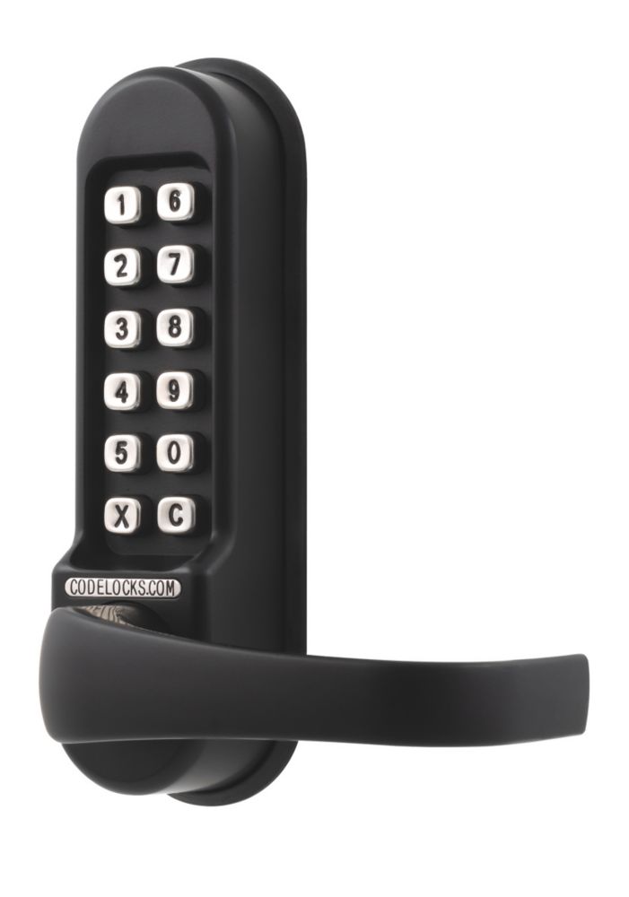 Codelocks Front Plate Push-Button Lock with Mortice Latch 72mm Matt ...