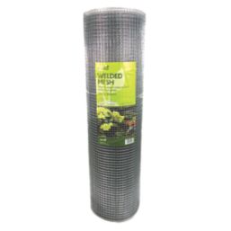 Apollo 13 x 13mm Galvanised Welded Mesh 0.9m x 30m - Screwfix