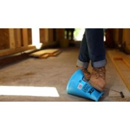 OX Plastic Builders Bucket Blue 15Ltr - Screwfix