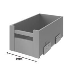 Essentials Soto Internal Deep Drawer Front Matt Grey 300mm - Screwfix