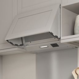 Essentials Cooker Hood 590mm Stainless Steel - Screwfix