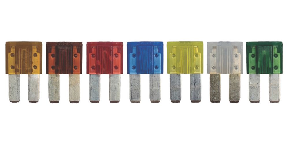 Pearl Consumables Assorted Micro2 Type Auto Fuses 5-30A 7 Pieces - Screwfix