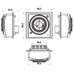 Greenbrook T100A-SCR Mechanical Timer - Screwfix