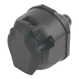 Maypole MP129 13-Pin European Trailer Board Socket with Gasket 12V ...