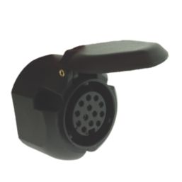 Maypole MP129 13-Pin European Trailer Board Socket with Gasket 12V ...