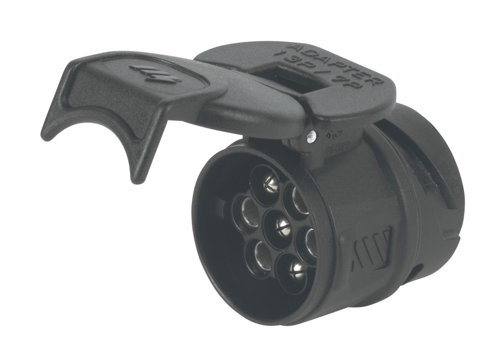 Maypole MP601 13 to 7-Pin Vehicle to Trailer Adaptor 12V - Screwfix