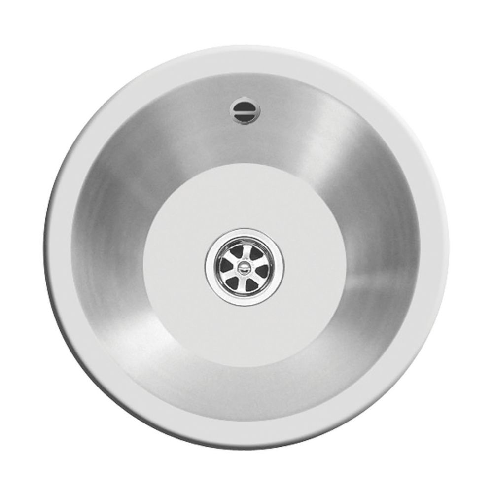 Swirl Royal Mini 1 Bowl Stainless Steel Kitchen Sink 335mm x 355mm ...