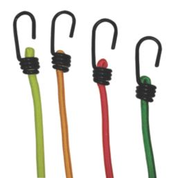 Smith & Locke Assorted Bungee Set 330-1000mm x 8mm 16 Pieces - Screwfix