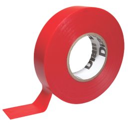 Diall Insulating Tape Red 33m x 19mm - Screwfix
