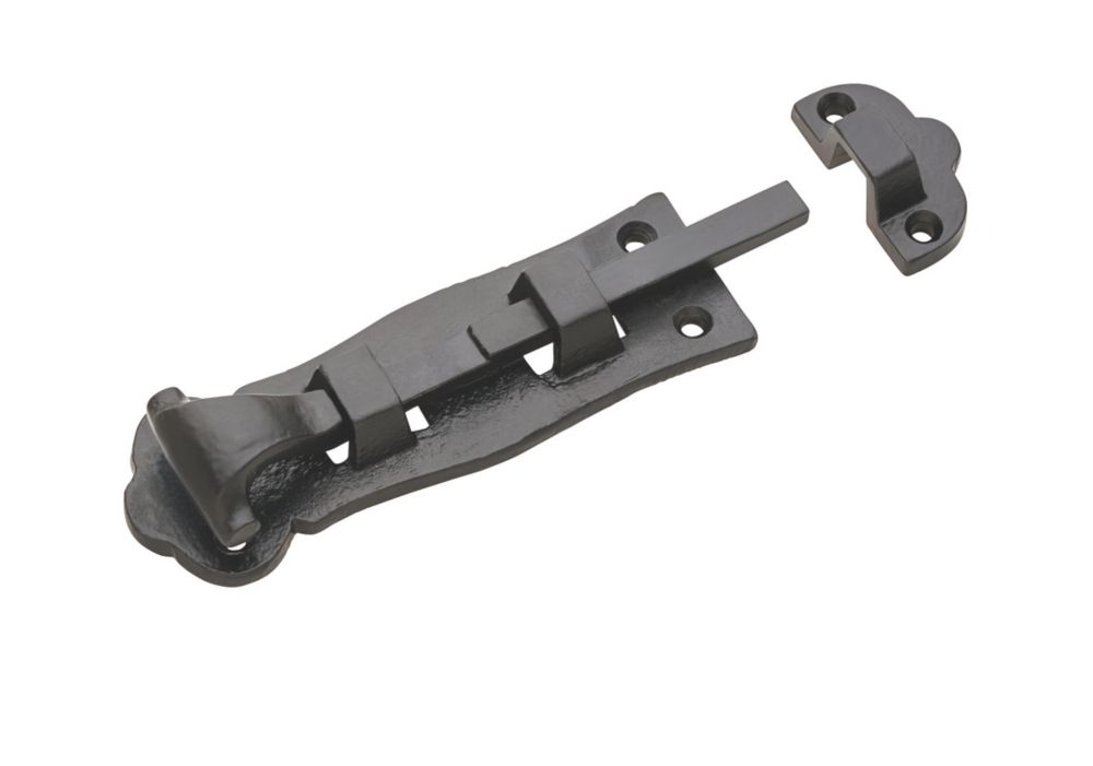 Hardware Solutions Door Bolt Antique Black 127mm - Screwfix