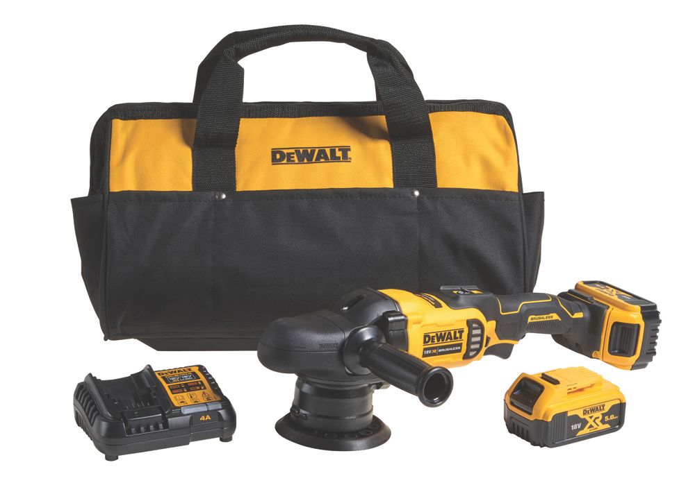 DEWALT DCM848P2-GB 125mm 18V 2 x 5.0Ah Li-Ion XR Brushless Cordless ...