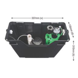 Fluidmaster 1000E-015-P1 Compact Concealed Cistern Pre-Assembled 6/4Ltr ...