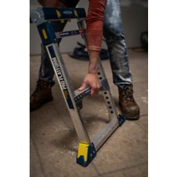 Werner Aluminium 760mm x 1.16m Folding Work Platform - Screwfix