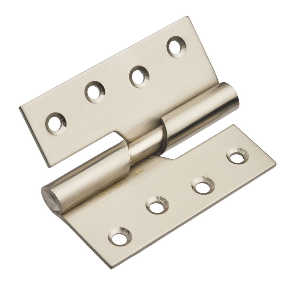 Smith & Locke Satin Nickel Rising Butt Hinges RH 100mm x 103mm 2 Pack ...