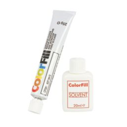 Colorfill Worktop Compound Soft White 2 Pcs - Screwfix