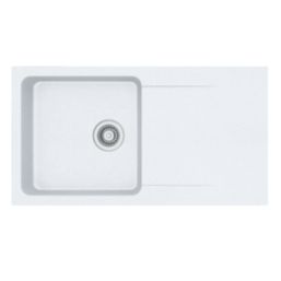 Franke Orion 1 Bowl Tectonite Inset Kitchen Sink White Reversible 940mm ...