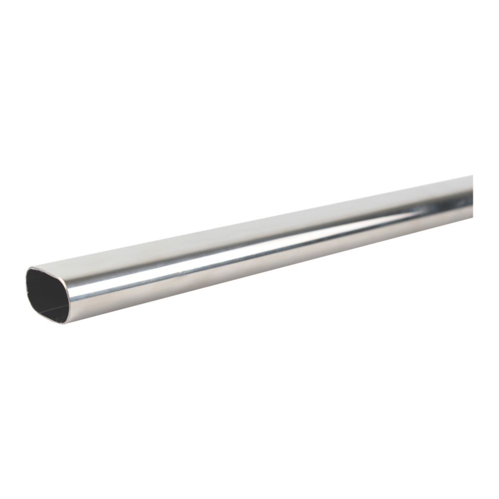 Essentials Tube Polished Stainless Steel 1220mm x 30mm - Screwfix