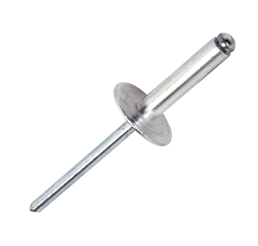 Flange Rivets 4.8mm x 20mm 250 Pack - Screwfix