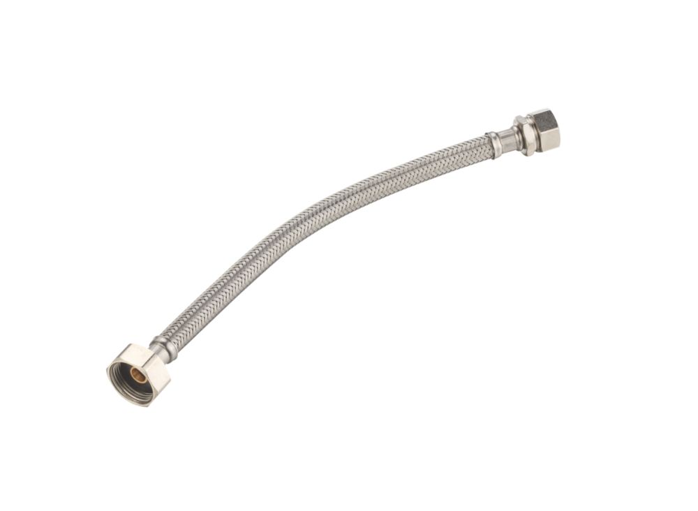 Flexible Tap Connector 15mm x 3/4" x 900mm - Screwfix