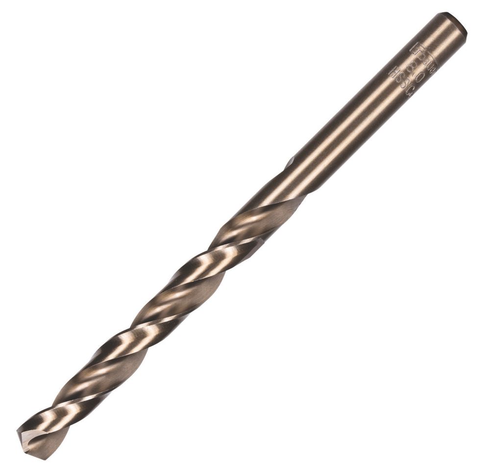 Erbauer Straight Shank Metal Drill Bit 8mm x 117mm - Screwfix