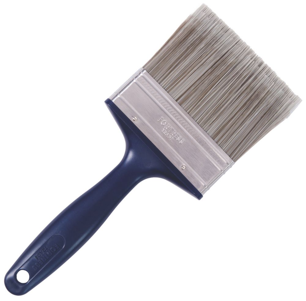 Fortress Trade Flat Masonry Paint Brush 4" - Screwfix