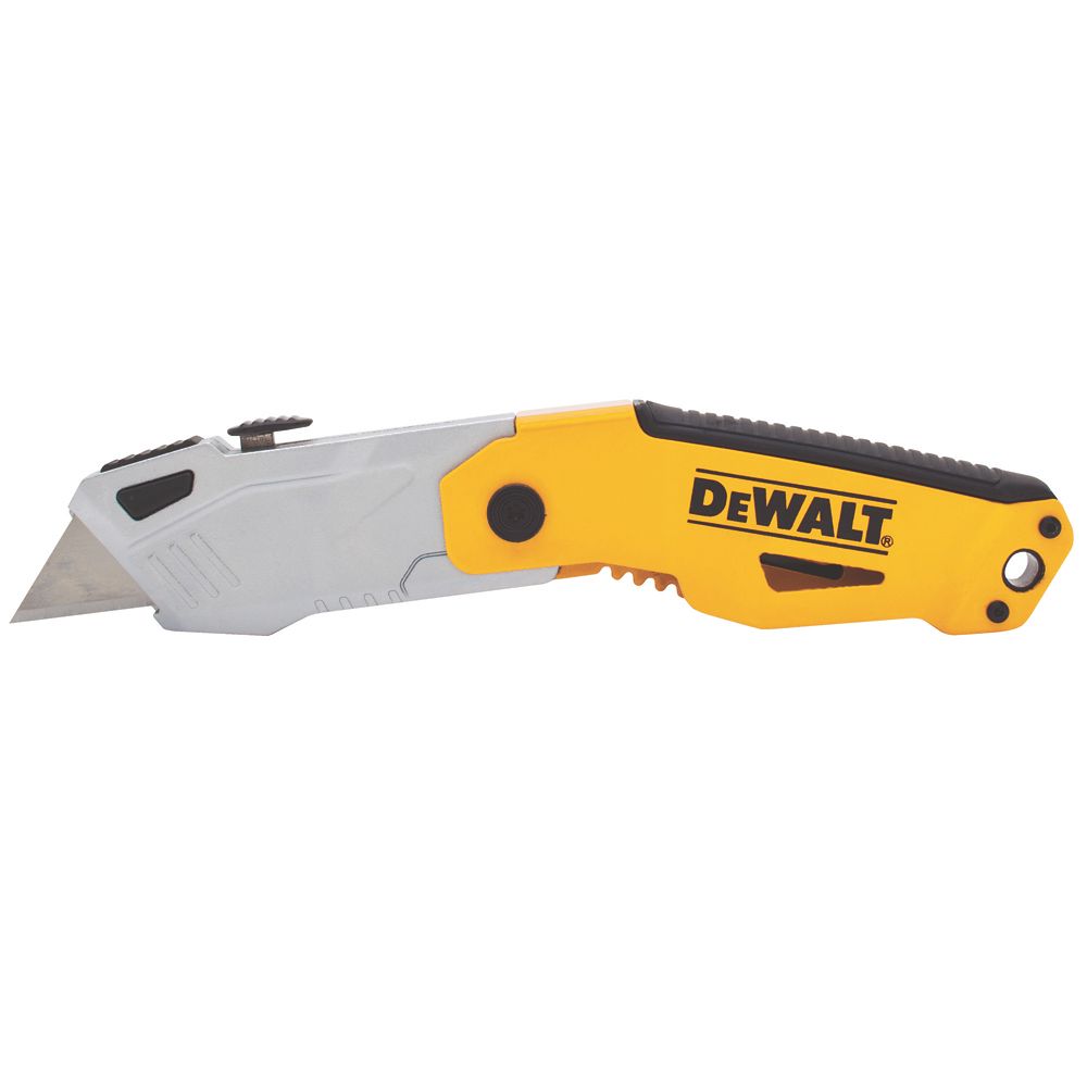 DEWALT Retractable Auto-Load Folding Utility Knife - Screwfix