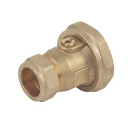 Flomasta Ball Pump Valve 22mm x 1 1/2" - Screwfix