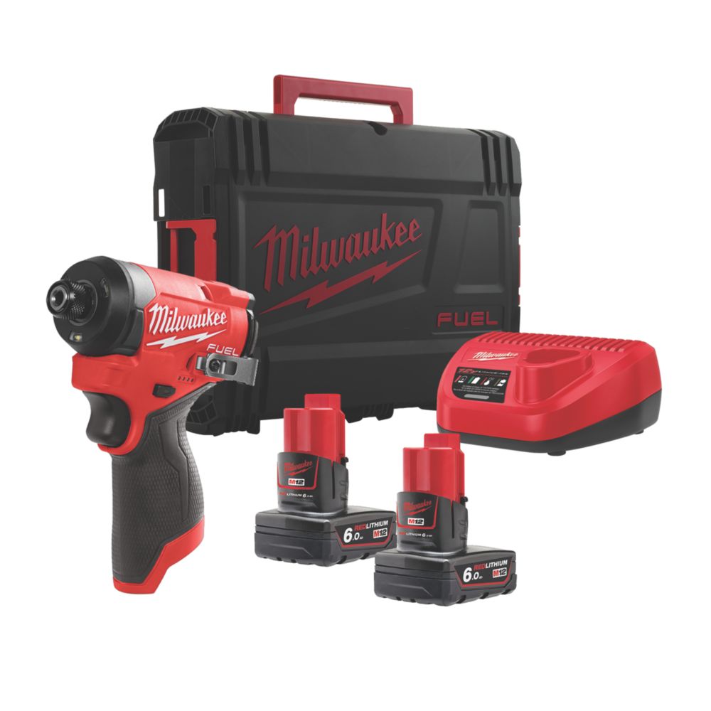 Milwaukee M12FID2-602X 12V 2 x 6.0Ah Li-Ion RedLithium Brushless ...