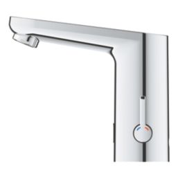 Grohe Get E Chrome 132mm Sensor Mono Basin Mixer Tap - Screwfix