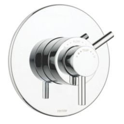 Triton Elina Concealed Single Outlet Thermostatic Chrome Mixer Shower ...