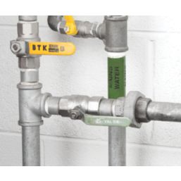 Essentials Mains Water Pipe Marking Tape Green 33m x 50mm - Screwfix