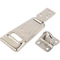 Smith & Locke Hasp & Staple Nickel 96mm - Screwfix