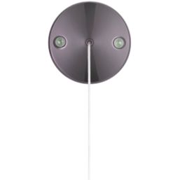 LAP 6A 2-Way Pull Cord Switch Black Nickel - Screwfix