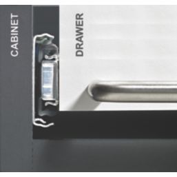 Essentials Steel Soft-Close Ball Bearing Drawer Runners 500mm 2 Pack ...