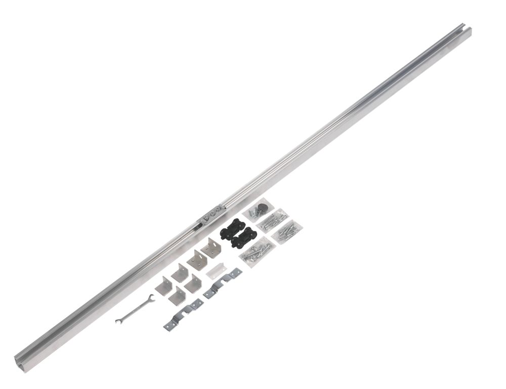 Henderson Husky 100 H100/15A 1-Door Sliding Track System Silver 1500mm ...