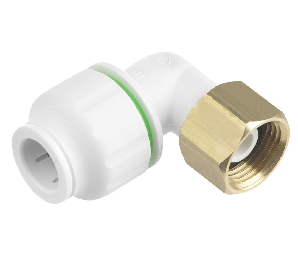 Flomasta Twistloc SRSE6764BM Plastic Push-Fit Angled Tap Connector 15mm ...